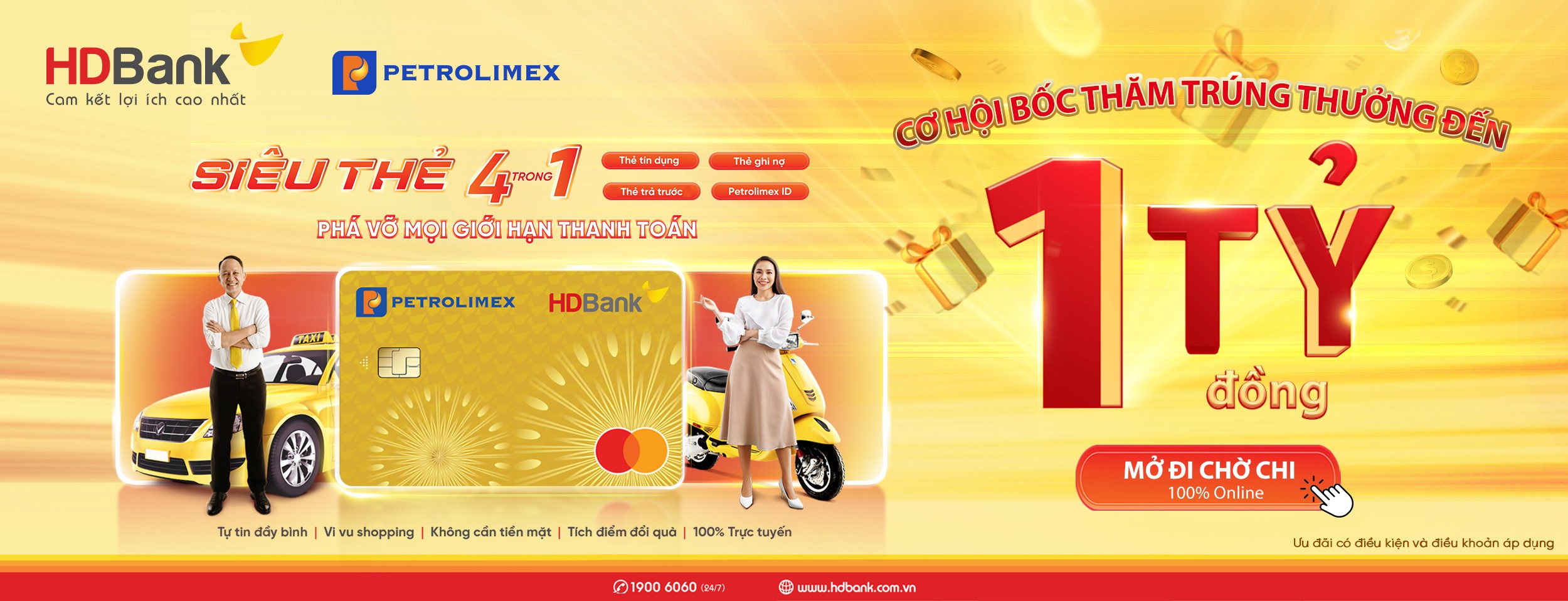 MỞ SIÊU THẺ - NHẬN QUÀ SIÊU LỚN | HDBank