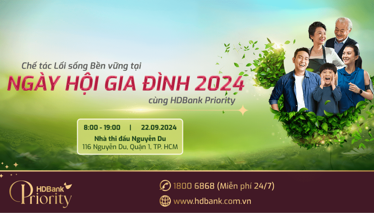 Cùng HDBank Priority chế tác lối sống bền vững tại Ngày hội gia đình 2024