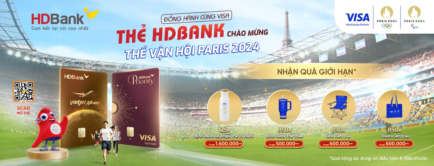 THẺ HDBANK CHÀO MỪNG THẾ VẬN HỘI 2024 | HDBank