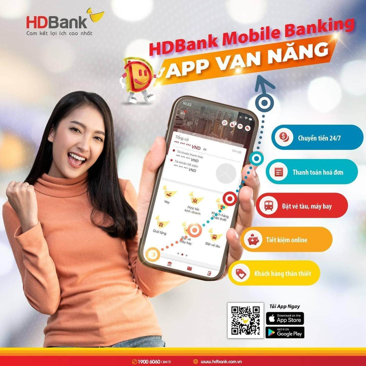 Ứng dụng Mobile Banking: Thông tin chi tiết ngân hàng điện tử
